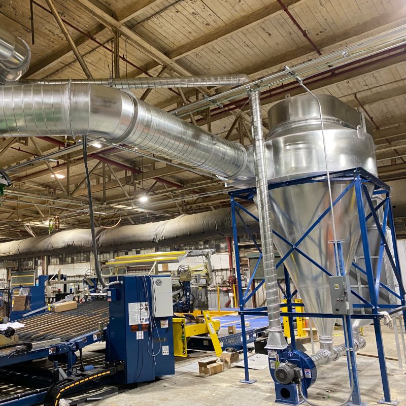 Vacuum Transfer Dust Systems – California Blow Pipe