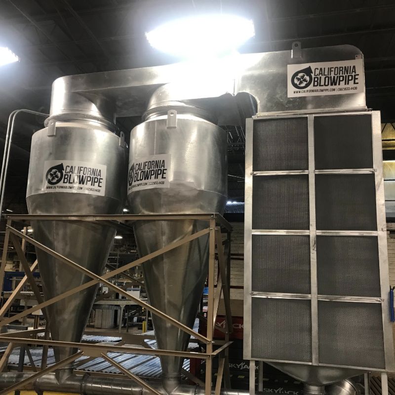 Vacuum Transfer Dust Systems – California Blow Pipe